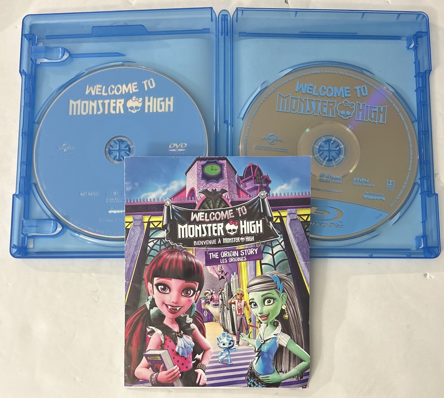 Monster High: Welcome to Monster High (Blu-ray/DVD, 2016, 2-Disc Set ...