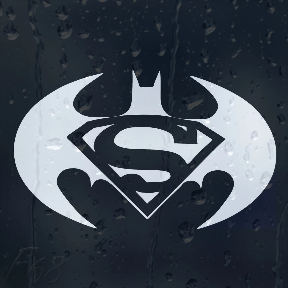 Batman And Superman Logo Wallpaper