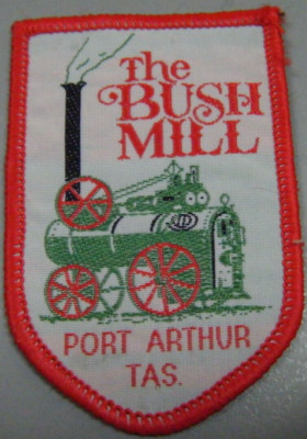 Vintage Australian Souvenir Patch - The Bush Mill Port Arthur TAS [B2 ...