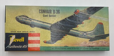 Vintage Revell Convair B-36 Kit H205-98 | eBay