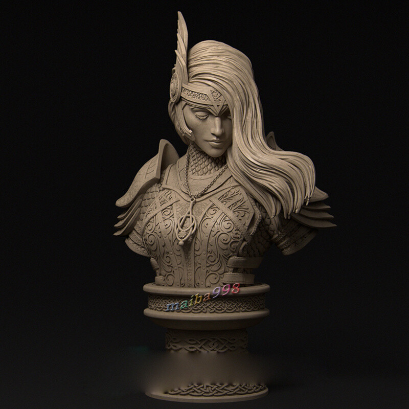 Lady Warrior 3D Printing GK Figure Model Kit Unpainted Unassembled ...