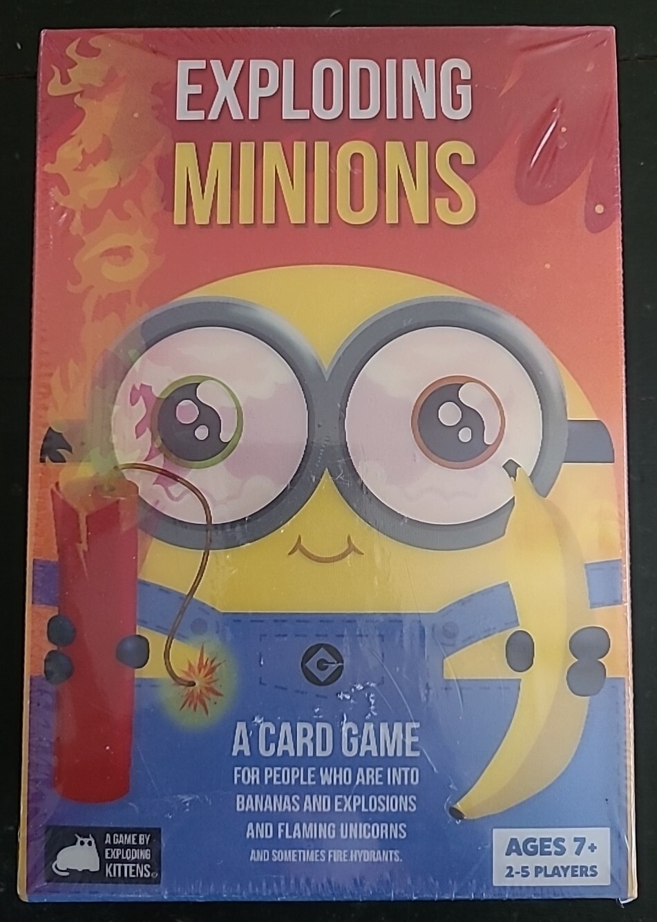 Universal Illuminations Exploding Minions Card Game Ages 7+, 2-5 ...
