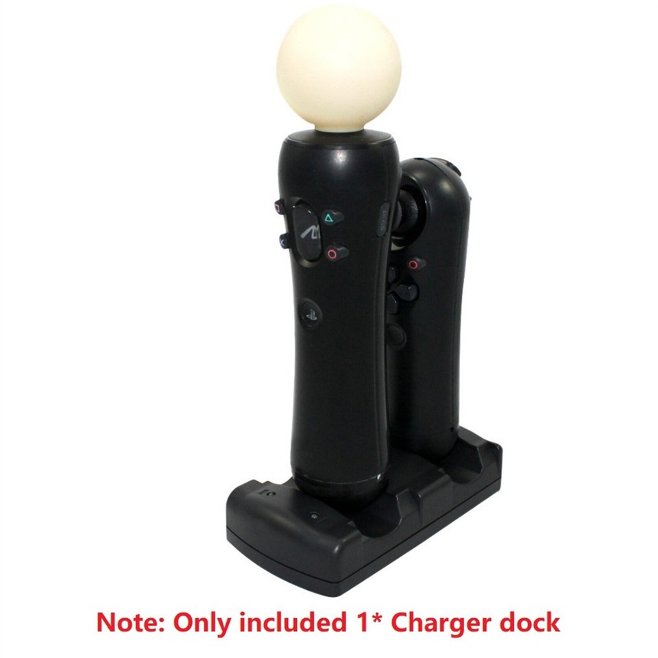 2 In 1 Dual Charging Station Charger Dock For PS3/PS3 Move Controller ...
