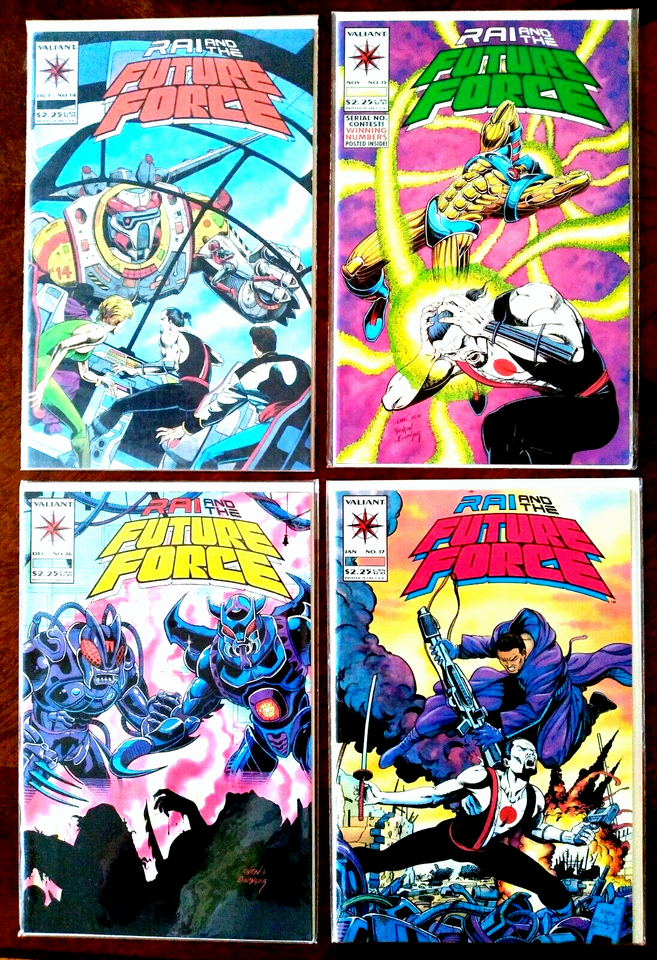 H.A.R.D Corps 1992 Valiant 19 Comic Lot High Grade HARD Rai & the Future Force | eBay