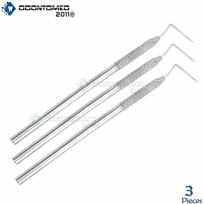 3Pcs Endodontic Root Canal Spreader D11 Endo Plugger Condenser Explorer ...