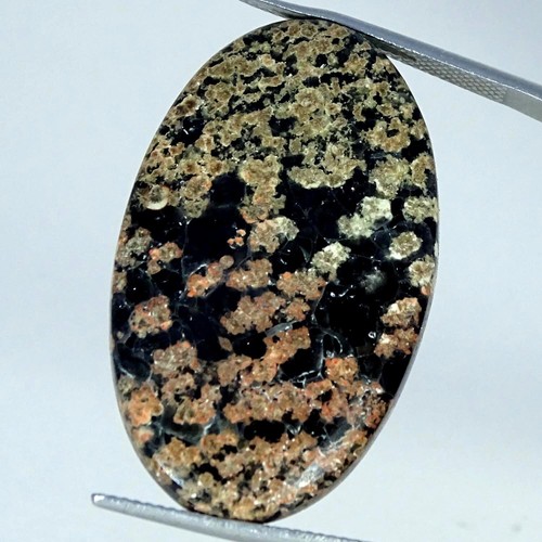 Natural Oval Flower Obsidian Gemstone 28.40 Cts Top Quality Cabochon ...