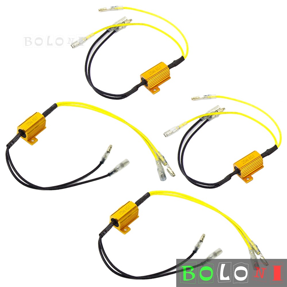 4PCS 12V Load Resistor LED Turn Signal Motorcycle Blinker XL Lights ...