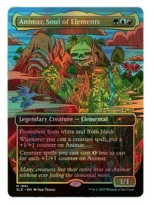 MTG | Animar, Soul of Elements #1891 | SECRET LAIR | NM | EN | FOIL ...