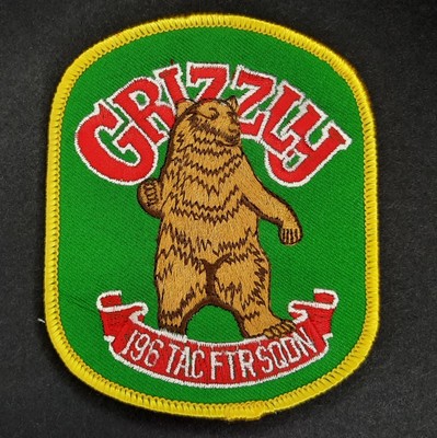 Original USAF Patch 196 TFS Tactical Fighter Squadron March AFB F-4 ...
