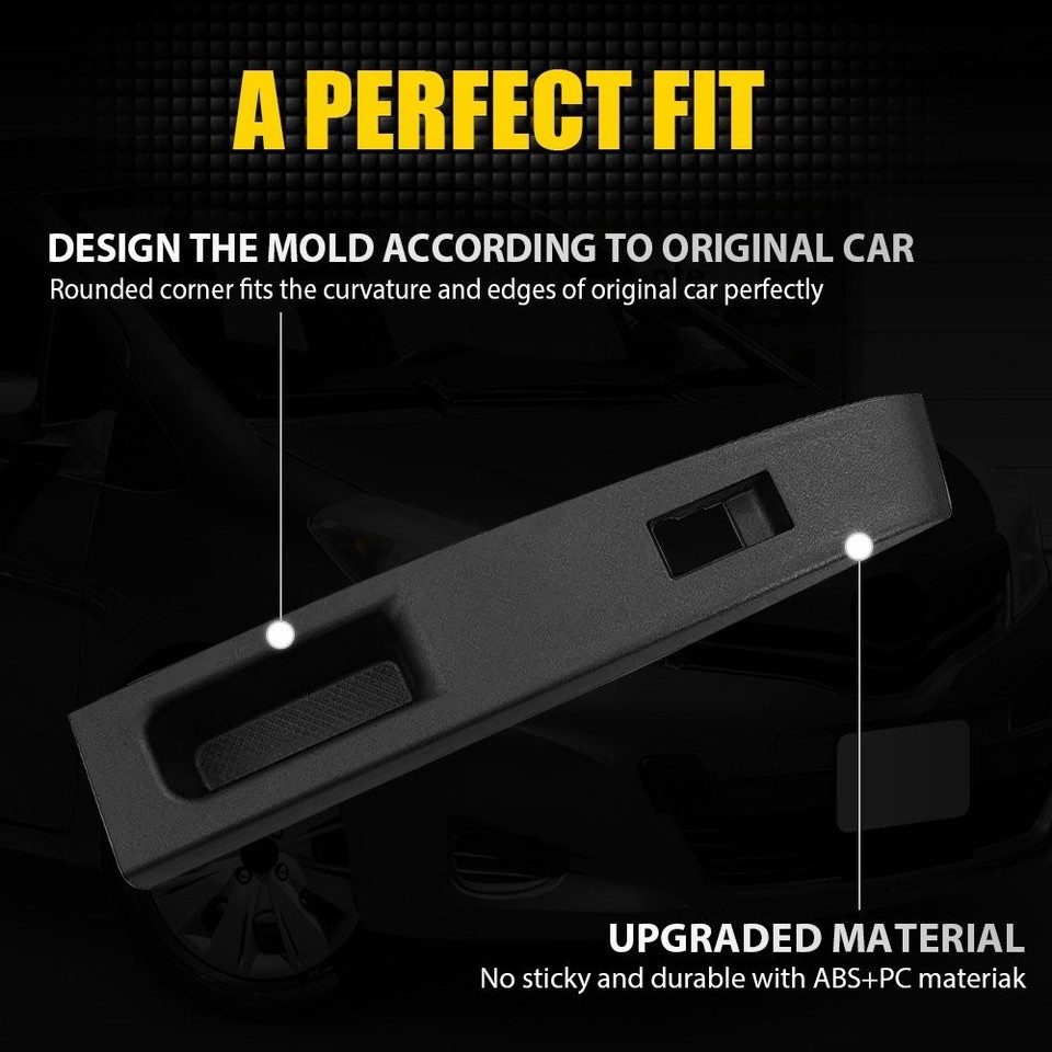 Front Rear LH RH For 12-14 Toyota Yaris Window Switch Bezel Trim Panel ...