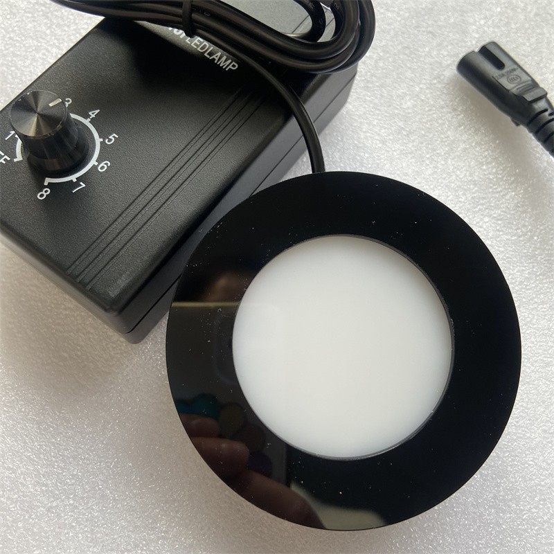 50mm Microscope Bottom Light Supplementary Source LED Lamp 90V-265V 3 ...