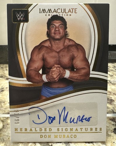 2023 Panini Immaculate Collection WWE DON MURACO Heralded Signatures ...