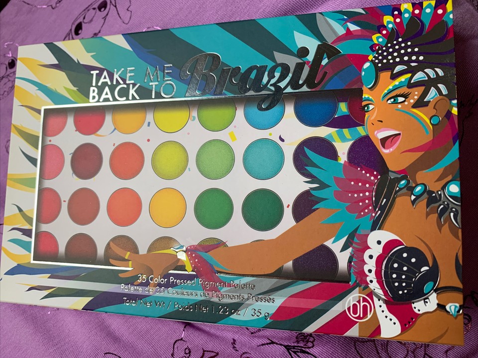 BH Cosmetics 35-Color TAKE ME BACK TO BRAZIL EyeShadow Palette | eBay