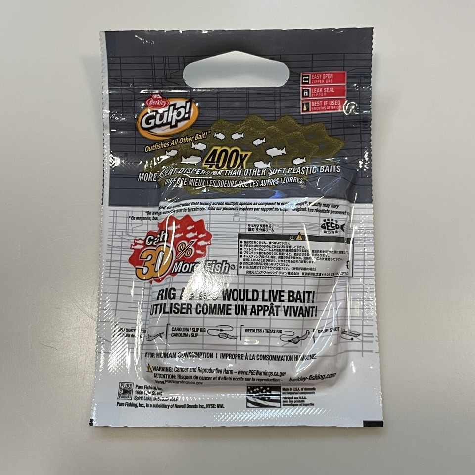 Berkley Gulp! Ice Minnow 1” Pink Shine Fishing Bait | eBay