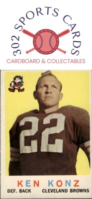 1959 Topps #54 Ken Konz | eBay