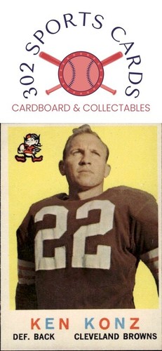 1959 Topps #54 Ken Konz | eBay