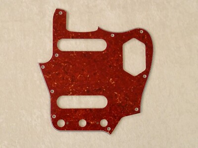 RED TORTOISE SHELL PICKGUARD 4 PLY FOR FENDER JAGUAR | eBay