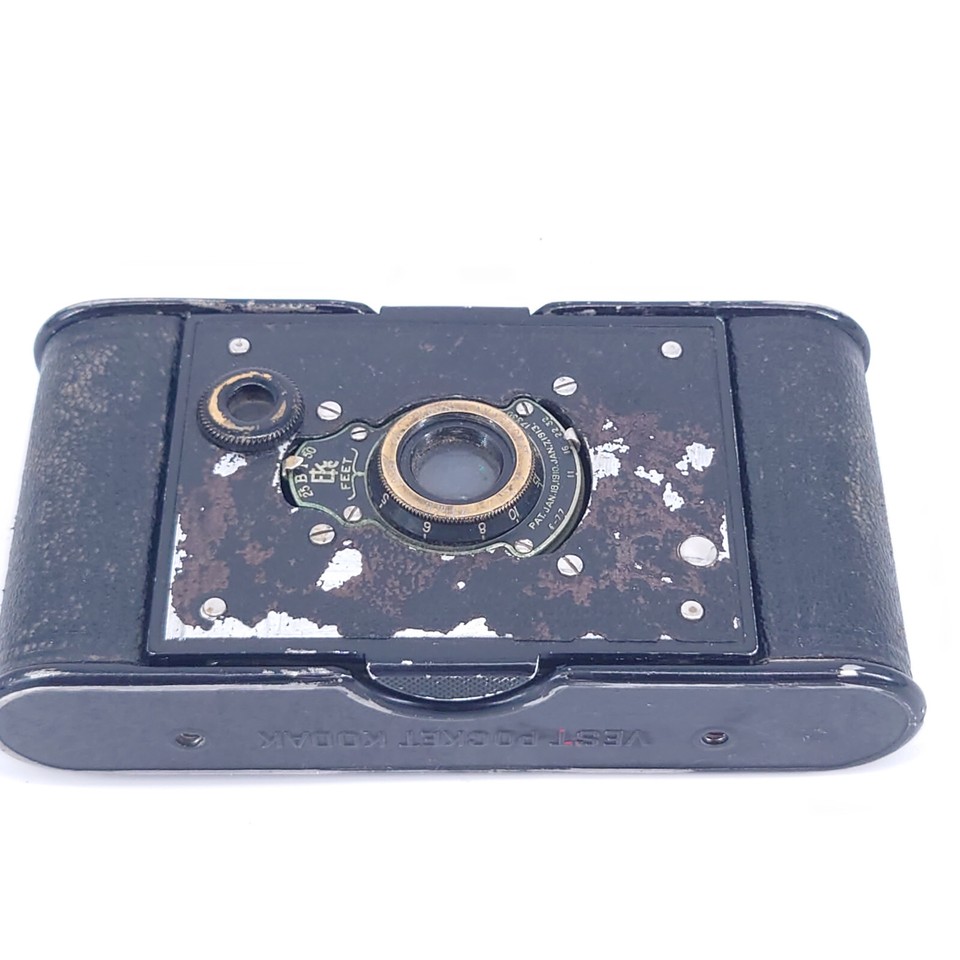 ANTIQUE EASTMAN KODAK VEST POCKET CAMERA ACCORDION 25 BT 50 Vintage WW1 ...