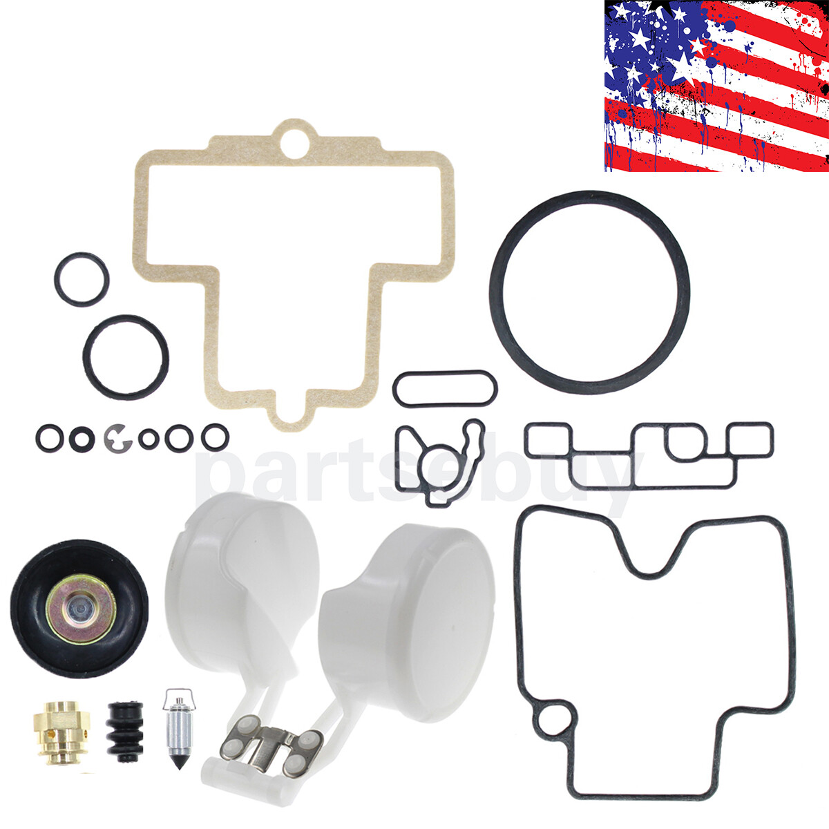 Carburetor Rebuild Kit For Keihin FCR Slant Body 28 32 33 35 37 39 41 ...