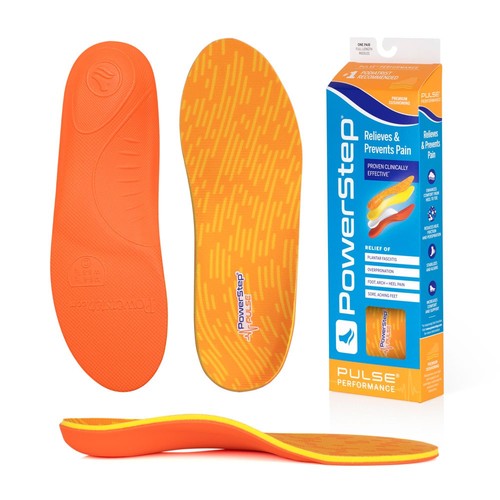 PowerStep Unisex PULSE Performance Neutral Arch Supporting Insoles for ...