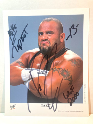 TAZZ Signed 8 X 10 PHOTO 2000 WWF Promo P-590 Autograph Personalized | eBay