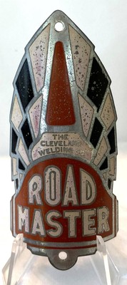 Original vintage CWC Roadmaster bicycle Head Badge Chrome | eBay