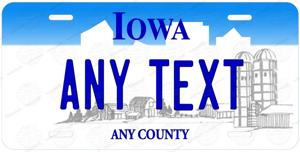 Personalized Custom License Plate Tag for Any State Wall Auto Car ...