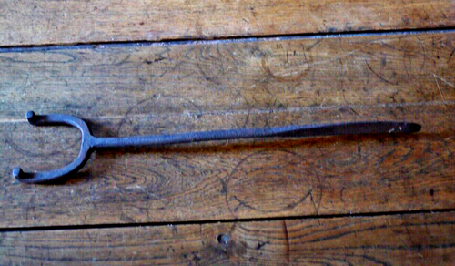 Antique Primitive Hand Forged Iron Tool, Lifter? You Guess, Farmhouse ...