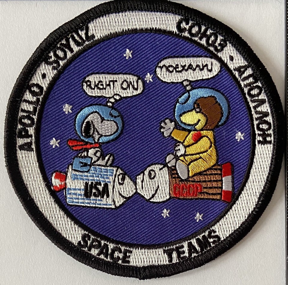 NASA 1974 APOLLO SOYUZ TEST PROJECT ASTP SPACE TEAMS PATCH - 3.5” | eBay