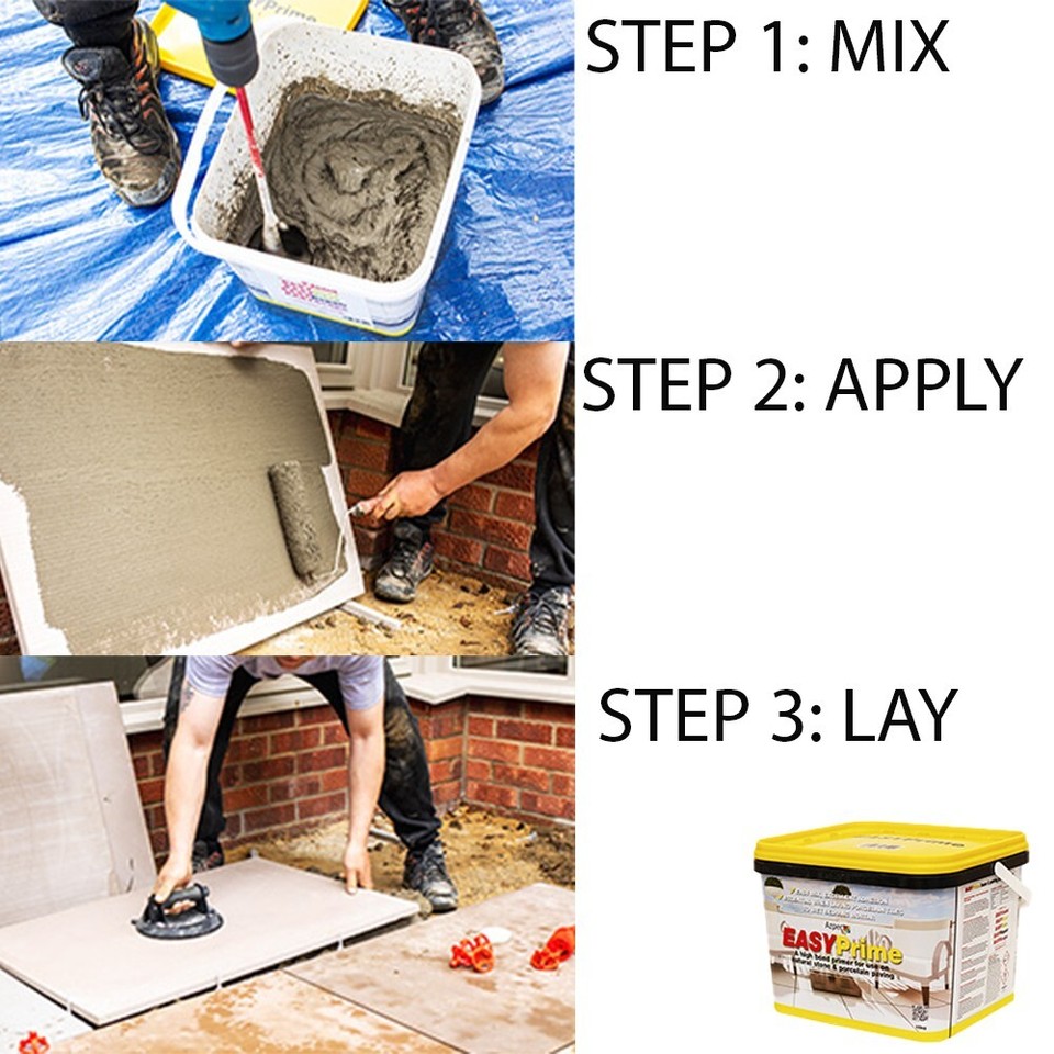 Azpects EasyPrime Porcelain Paving Slurry Primer Stone Paving 15 Kg ...