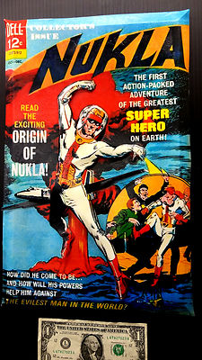 Plart / prototype discontinued Nukla Comic Cover Art in 3-D Poster size ...
