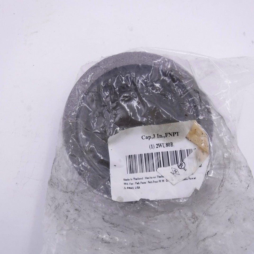 3" Malleable Iron Round Pipe Cap FNPT Class 150 | eBay