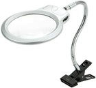 New Magnifier Clip-on Lighted Table Desk LED Clamp Lamp 2.5x 5x ...