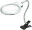 New Magnifier Clip-on Lighted Table Desk LED Clamp Lamp 2.5x 5x ...