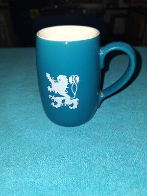 Vintage Coors Lion Mug Gray Lowenbrau Griffin Blue Made USA | eBay