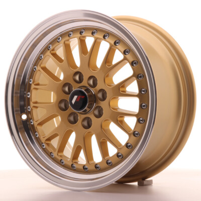 Japan Racing JR10 Alloy Wheel 15x7 - 4x100 / 4x108 - ET30 - Gold | eBay