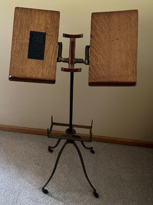 ANTIQUE L.W.NOYES CHICAGO BIBLE DICTIONARY STAND | eBay