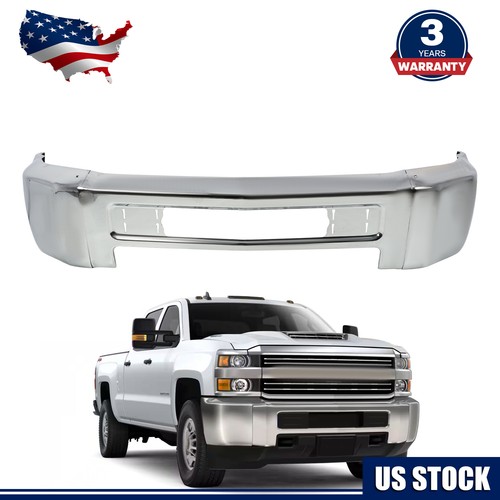 Front Bumper face bar For 2015-2019 Chevy Silverado 2500HD 23229367 ...