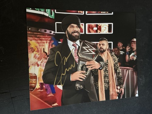 Jinder Mahal Signed 8x10 WWE Champion Autograph "The Maharaja" Raj ...