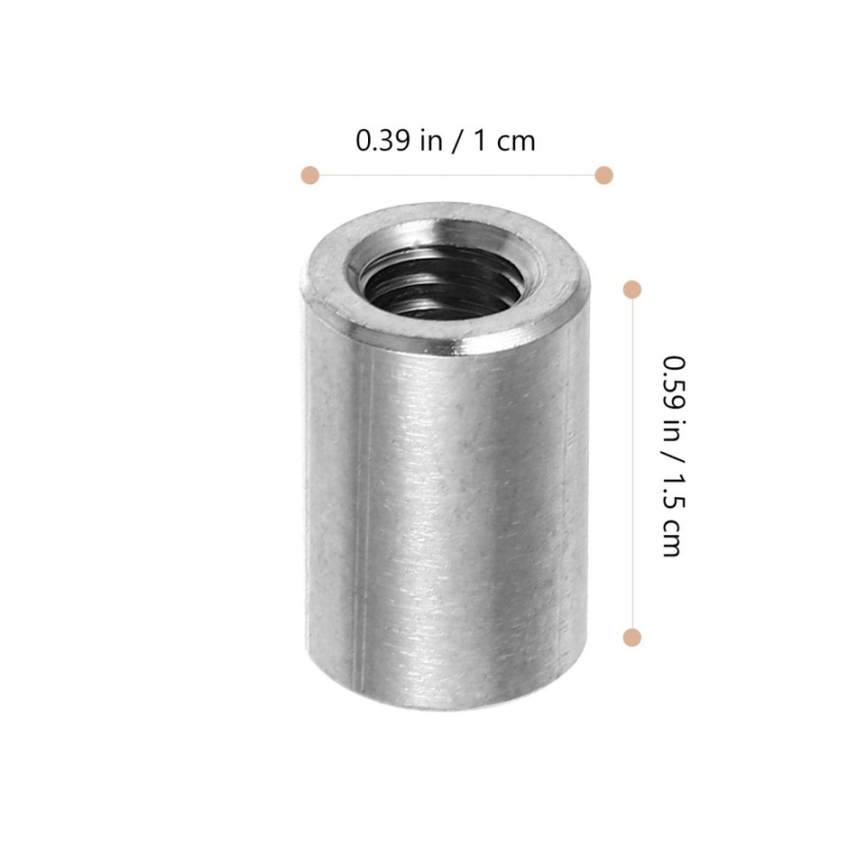 2 Pack Threaded Rod Coupler Welding Nut Stainless Connector Nuts | eBay UK