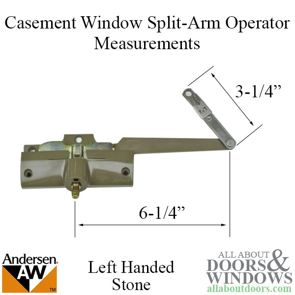 Andersen Window Operator Left Hand Split Arm Casement Window Operator ...