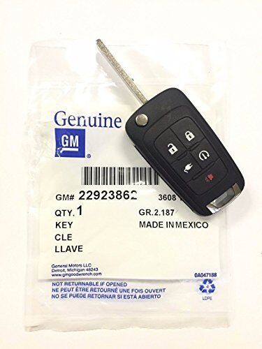 NEW Genuine OEM Chevy GM Switchblade Flip Key 5 Button Remote for 2011 ...