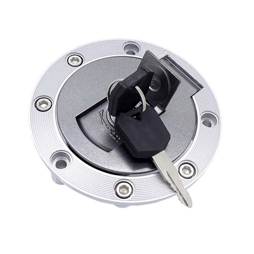 Steel Motorbike Oil Tank Cap With 2 Keys Fuel Cap Motorcycle Gas Tank ...