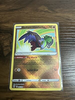 Radiant Hawlucha 081/189 - Astral Radiance - Reverse Holo Pokemon Card ...