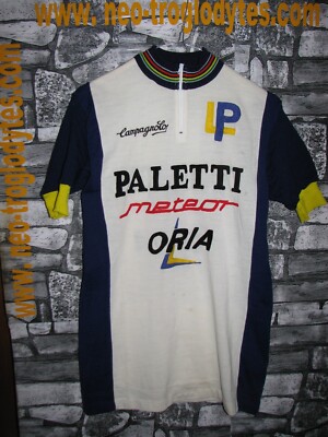 # Vintage Cycling Jersey wool Maglia Ciclismo Paletti Meteor Oria '70s ...