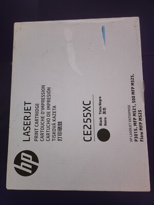 HP CE255XC Laserjet Print Cartridge - Black- P3015, MFP M521, etc ...