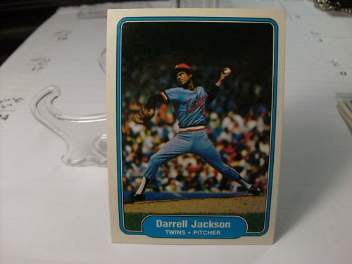 1982 Fleer Baseball #555b - Darrell Jackson VAR - Minnesota Twins 82-1311 | eBay