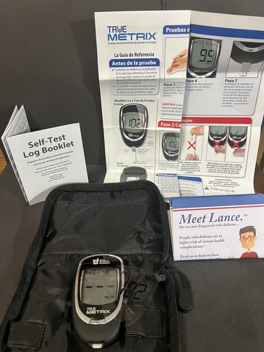 True Metrix Diabetes Glucose Meter, Case, and Manual NEW | eBay