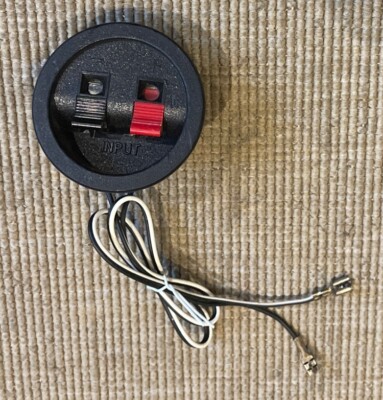 CIRCLE SPEAKER JACK TERMINAL CUP COMPRESSION SUBWOOFER BOX SUB TCRC | eBay