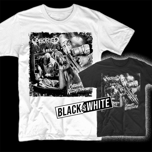 Aborted Coronary Reconstruction album T shirt BLACK WHITE sizes S-5XL | eBay